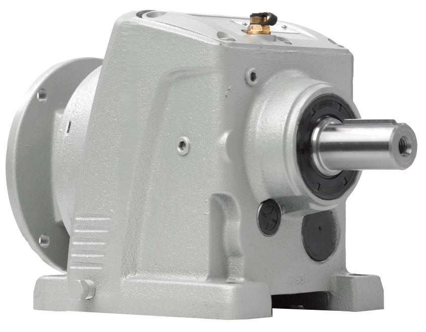 Inline Helical Gear Reducer, Box Size 77, 100:1 Ratio, 145TC Frame ...