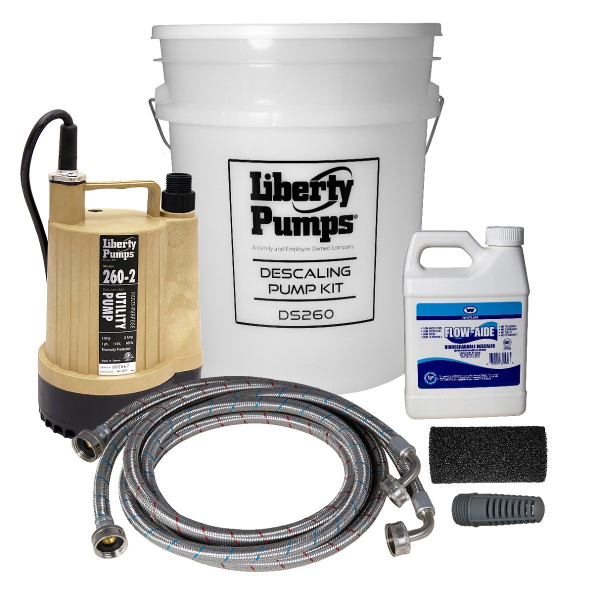 DS260 Liberty 115V Descaling Pump Kit | Pump Stop