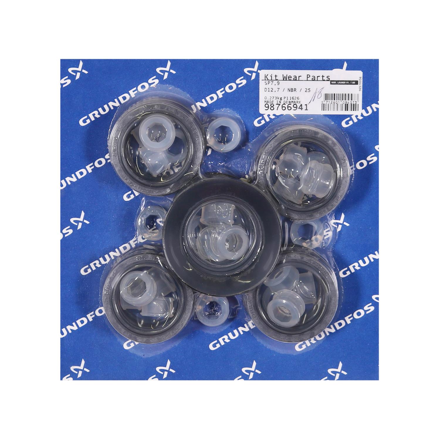98766941 Grundfos - Kit, Wear Part D12,7 / NBR / 25 | Pump Stop