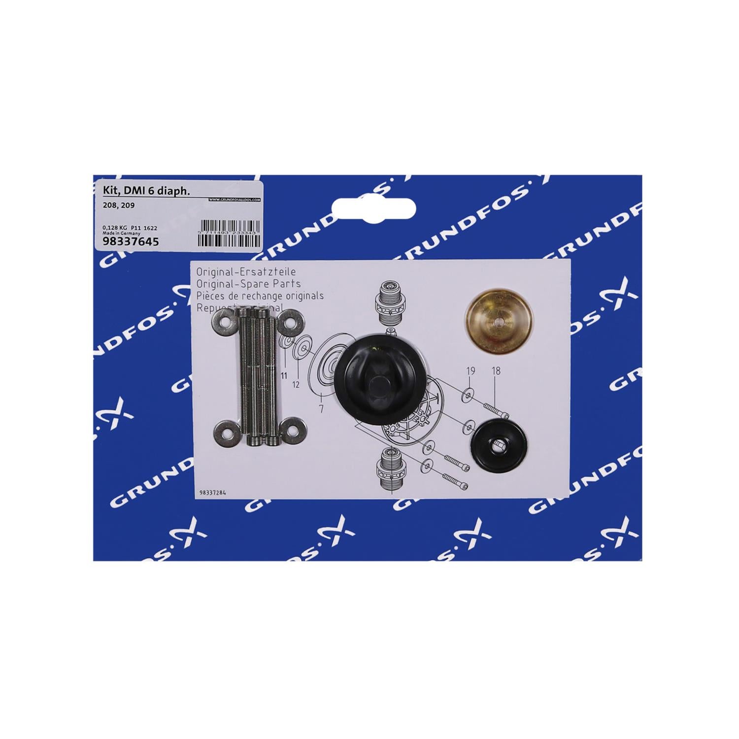 98337645 Grundfos - Kit, Diaphragm | Pump Stop