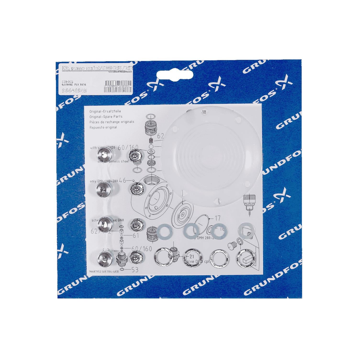 96646945 Grundfos - Kit, Maintenance SS/V/SS | Pump Stop