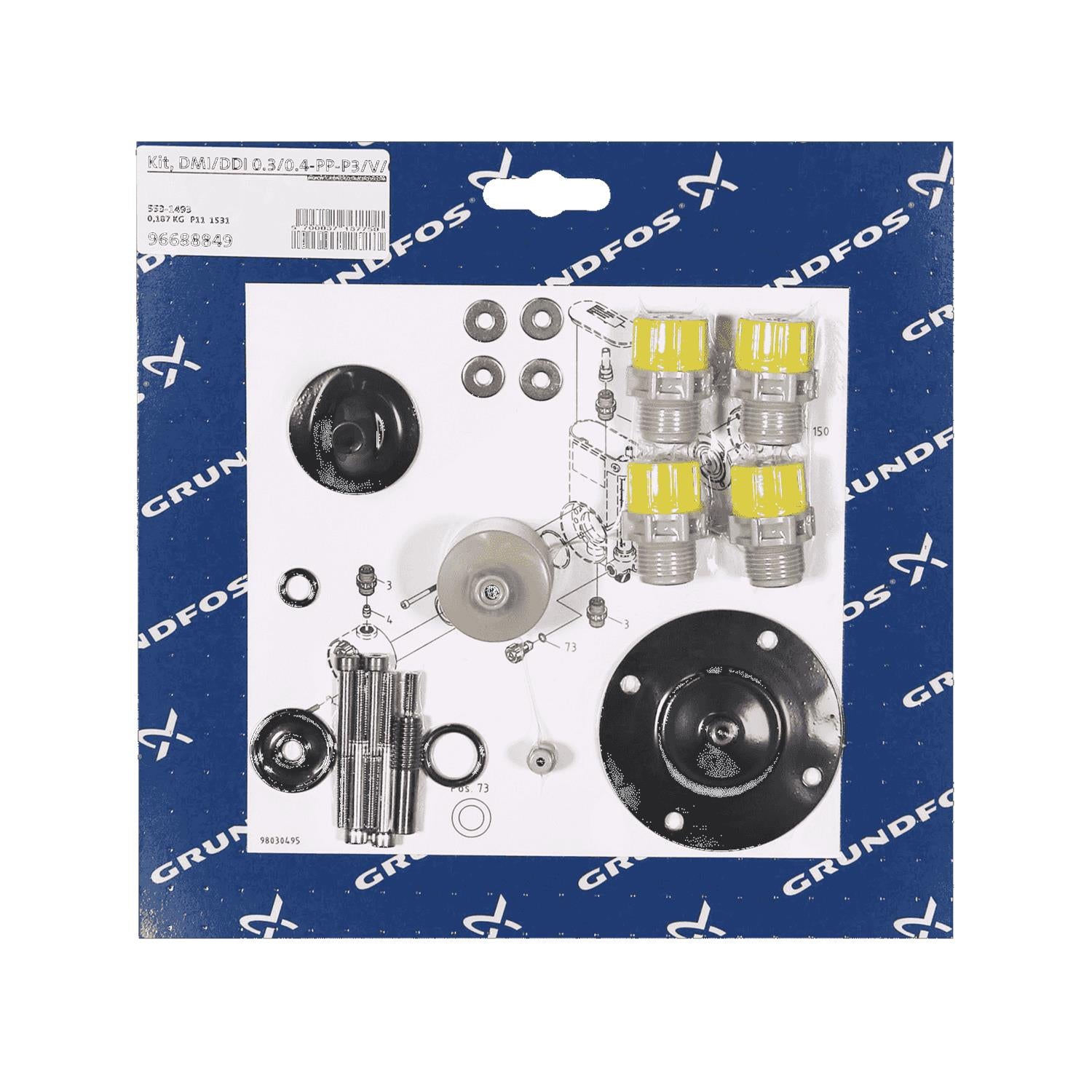 96688849 Grundfos - Kit, Maintenance PP-P3/V/C | Pump Stop