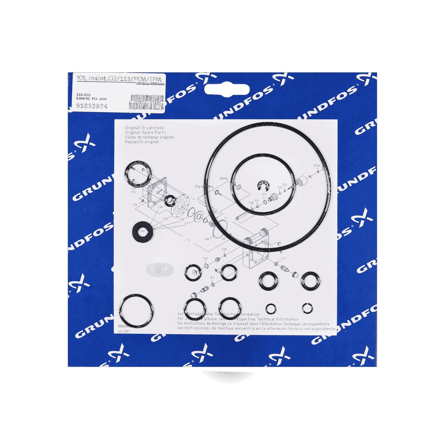 91835974 Grundfos - Kit, Maintenance | Pump Stop